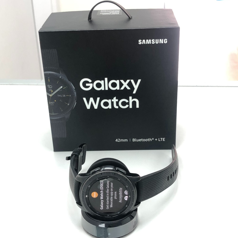 Pre-owned Samsung Galaxy Watch SM-R815F (42mm) BOXED LTE - Own4Less